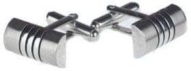 Jenson Samuel Classic Stainless Steel Silver Cufflink | Jenson Samuel ...