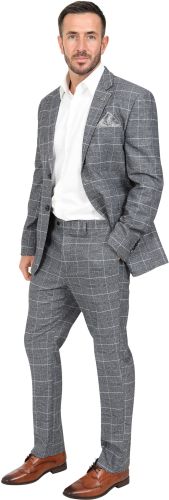 Jenson Samuel Oxford Grey Check Two Piece Suit